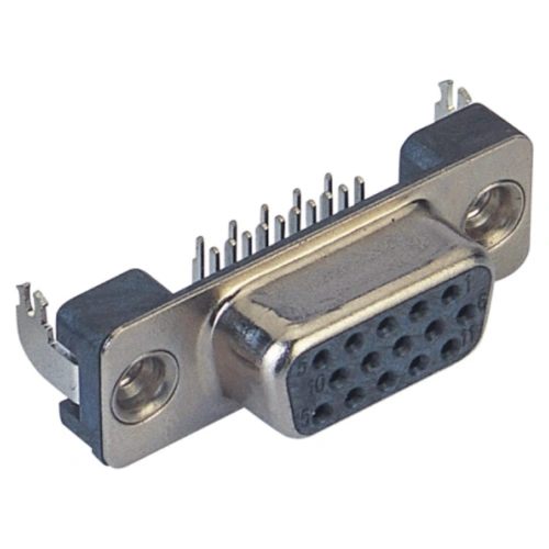 D-SUB P.C.B.Slim 15F Right Angle Drop-in Type China Manufacturers ...