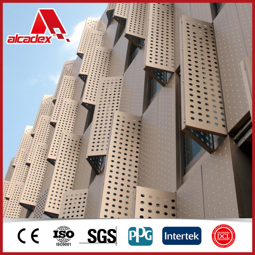 Perforated Aluminum Composite Panel Wall Cladding Acp, High Quality ...