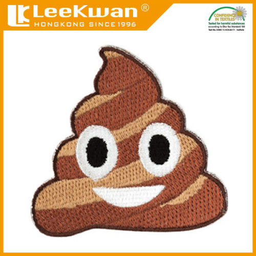 Poop Emoji Patches, Embroidered Poop Patch, Poop Emoji Embroidery Patch ...