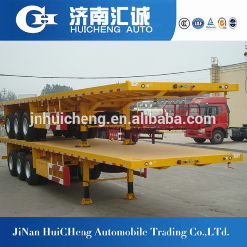 45ft Container Semi Trailer Flatbed Semi Trailer 3axle Sales, High ...