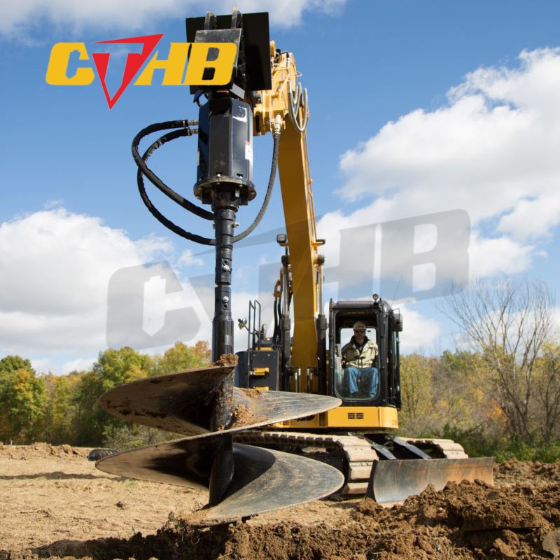 2000nm Torque Mini Excavator Earth Auger For Hole Drilling (cthb), High ...