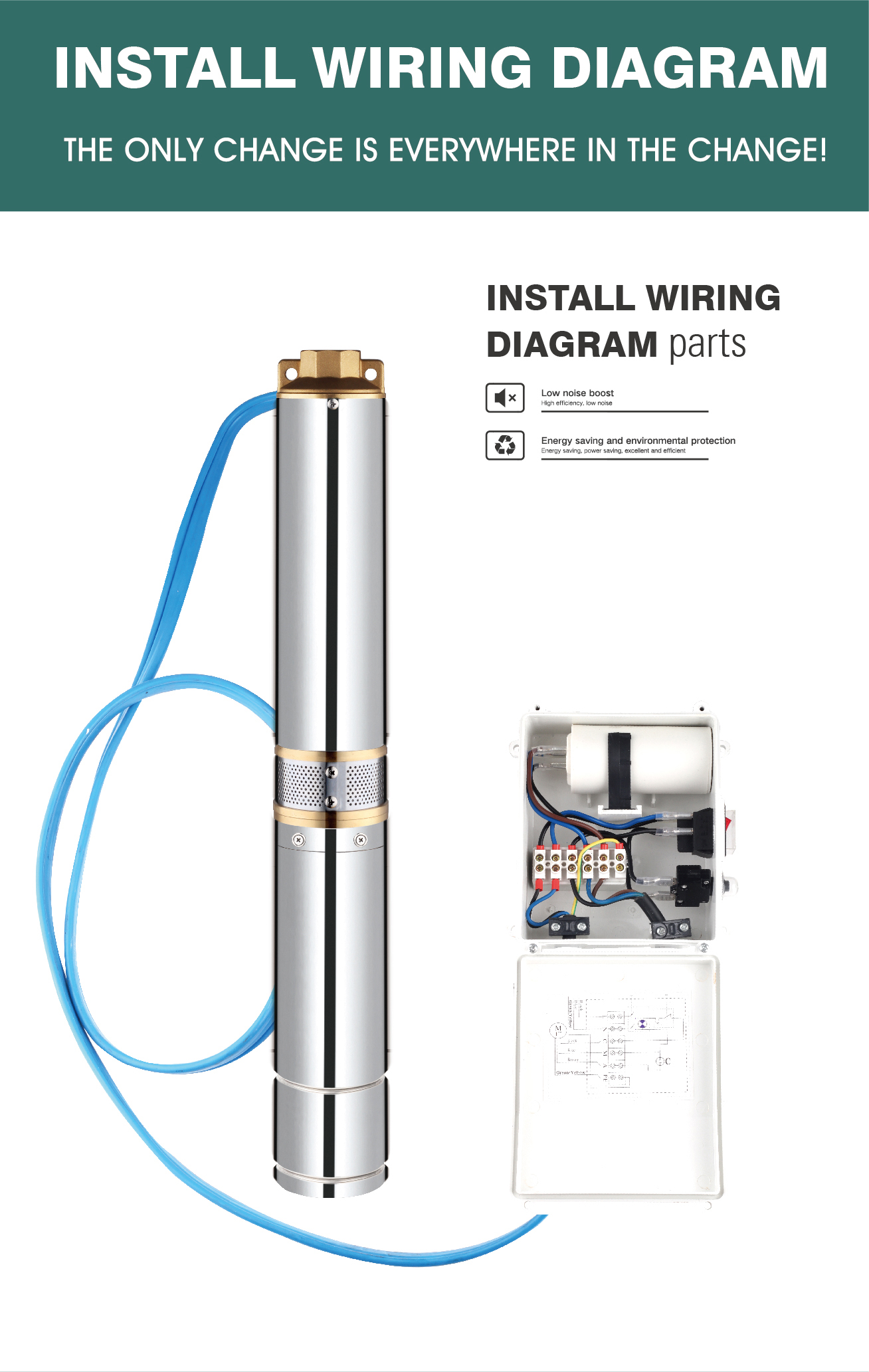 4 Inch 16m³/h Submersible Centrifugal Swimming Pool Water Pump Qq Pump ...