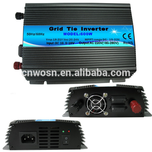 Micro On Grid Tie Wind Solar Inverter 600w, High Quality Micro On Grid ...