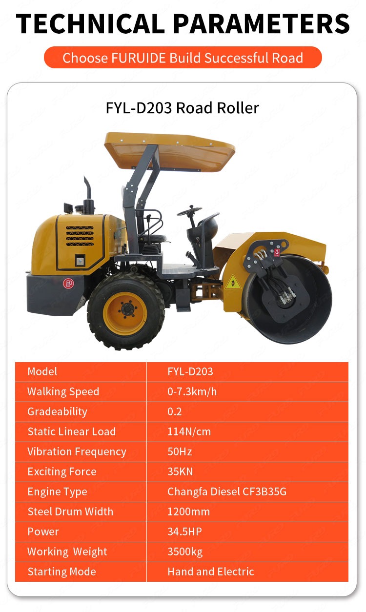Double Drum Vibratory Road Roller For Road Compaction New Road Roller ...