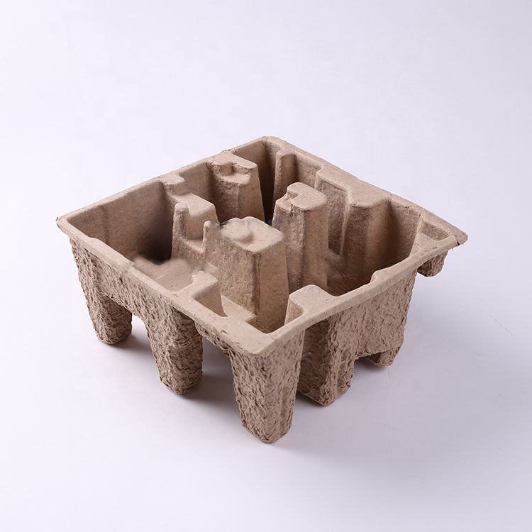 Custom Eco-friendly Molded Fiber Packaging Paper Trays, High Quality ...