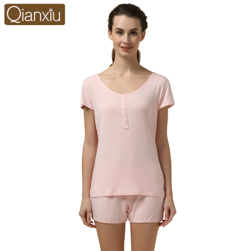 Qianxiu Modal Comfortable Pyjamas Inventory For Customer High Quality