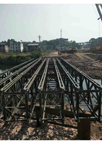 Temporary Steel Structural Prefab Bailey Bridge, High Quality Temporary ...