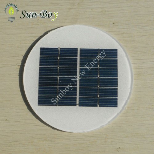 Glass Laminated 6v 200ma Round Solar Module, High Quality Glass ...