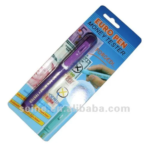 Euro Banknote Pen Test Forged Bill Successfully, High Quality Euro ...