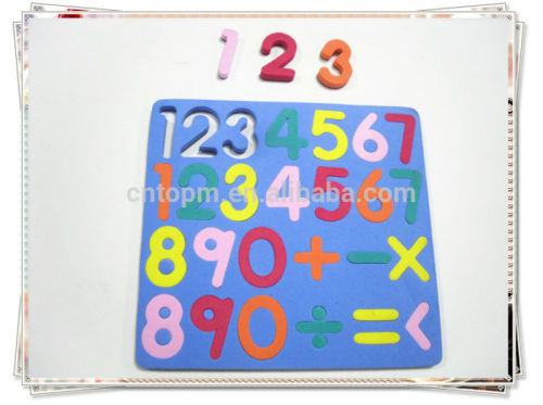 Eva Foam Magnetic Number Puzzle/eva Magnetic Alphabet Puzzle, High ...
