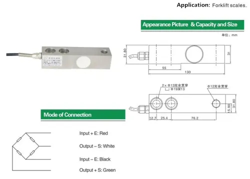 Forklift Scales Sensor Weighing Load Cell Making, High Quality Forklift ...