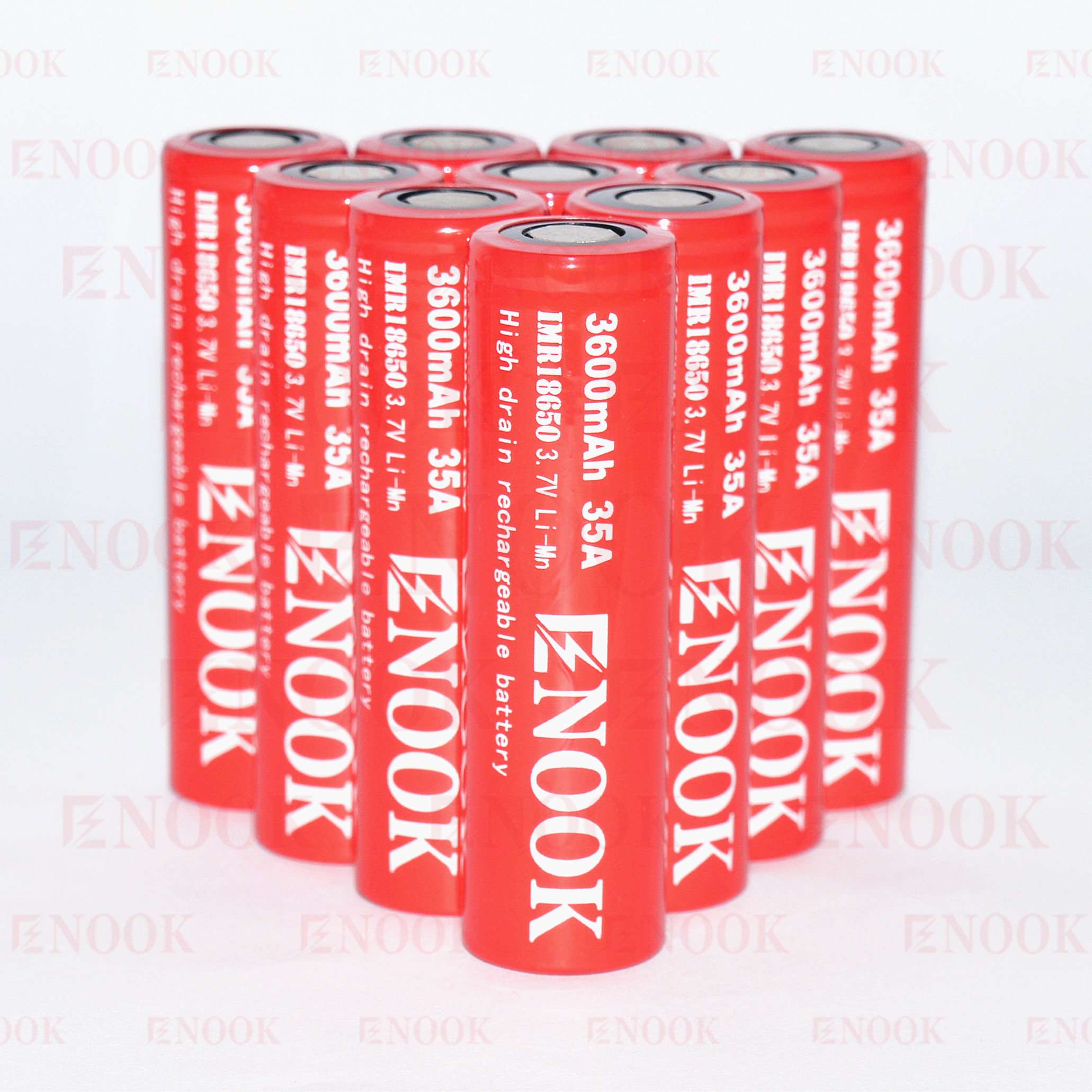 Enook 18650 Lithium Rechargeable Battery 3600mah 3.7v For Ebikes, High ...