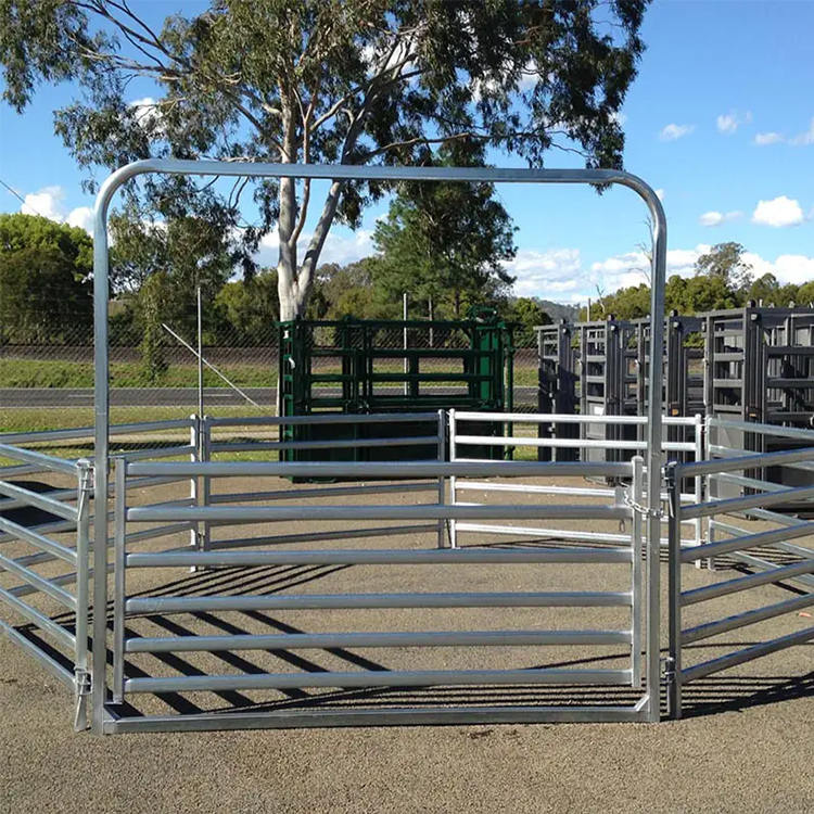Factory Direct 6 Bar 20ft Continuous Livestock Fence Panels - Cattle ...