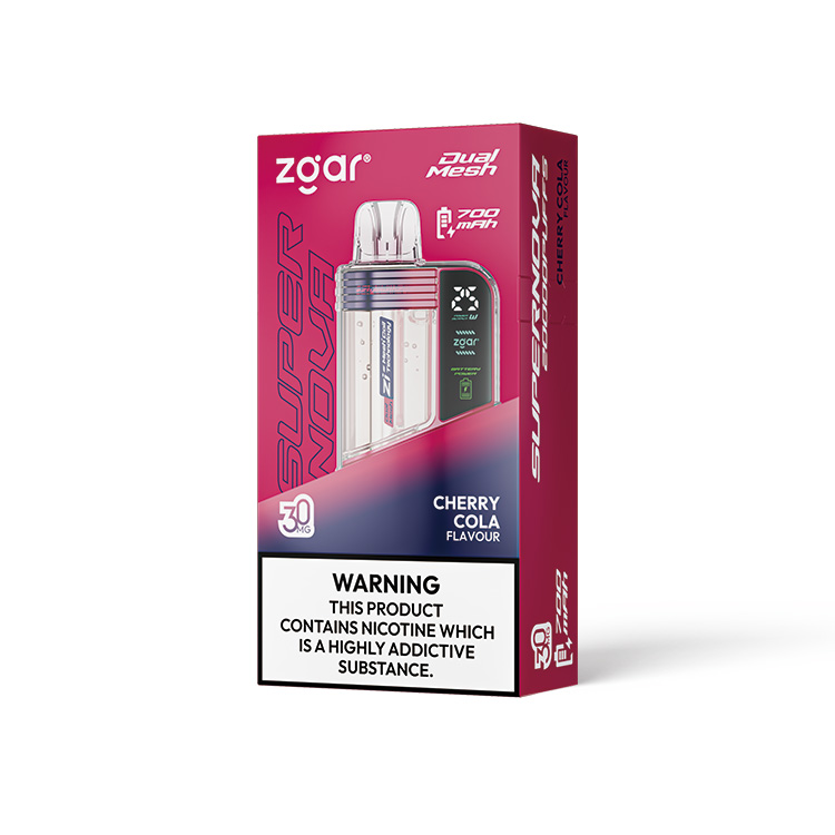 Zgar Supernova 20000 Puffs - Cherry Cola คุณภาพสูง Zgar Supernova 20000 ...
