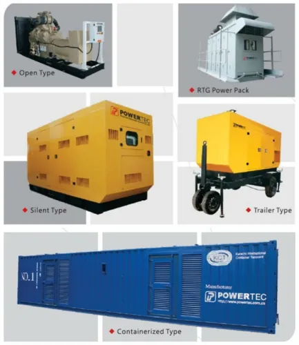 Powertec Diesel Generator Set Model: Ppe200s 200kw(250kva) 50hz, High ...