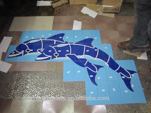 Polular Flower Swimming Pool Tile Inside Pool Tiles, High Quality ...