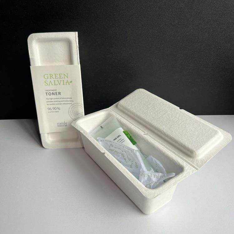 Pulp Molded Custom Sugarcane Bagasse Paper Packaging Box, High Quality ...