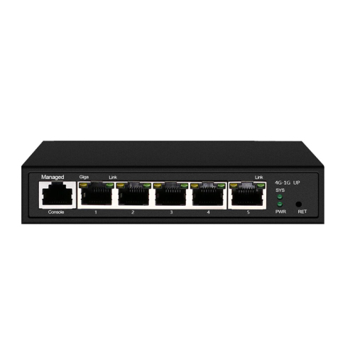 4 Ports 1000mbps Layer 2 Managed Ethernet Switch, High Quality 4 Ports ...