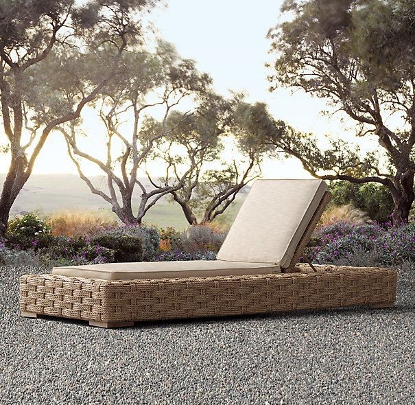 All Weather Unique Rope Rattan Lounger, High Quality All Weather Unique ...