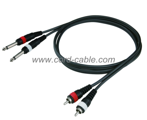 Dr Series Dual Mono Jack To Rca Cable, High Quality Dr Series Dual Mono ...