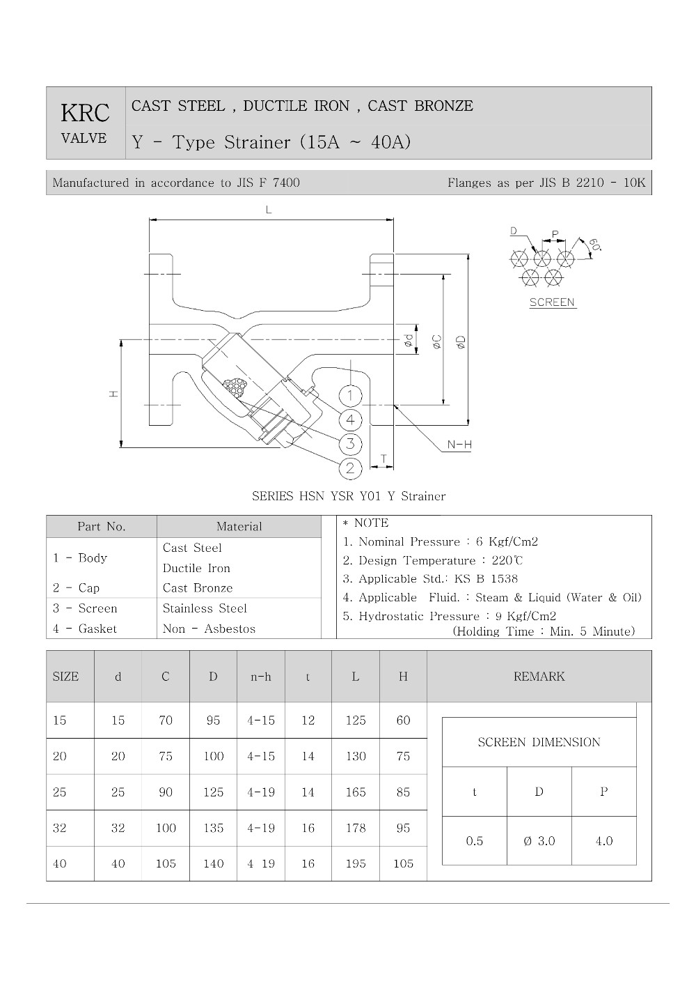 Jis F7220 Varine Y Valve Valve 10k สำหรับการใช้ทางทะเล คุณภาพสูง Jis ...