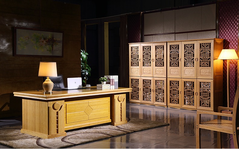 Combination Bamboo Office Table, High Quality Combination Bamboo Office ...