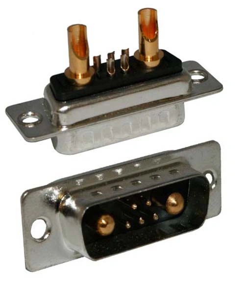 7W2 Straight Power D-Sub Mixed Contact Connectors-Male China ...