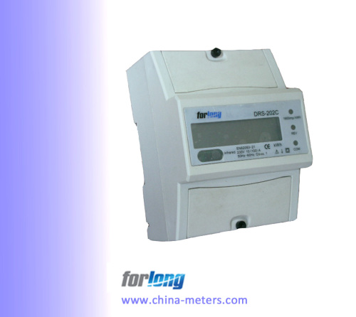 Single Phase Din Rail Kwh Meter M-bus, High Quality Single Phase Din ...