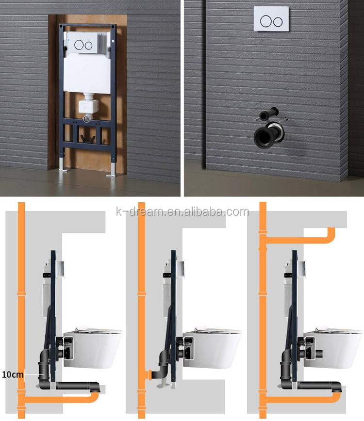 High Quality Concealed Cistern Water Tank For Wall Hung Toilet, High ...
