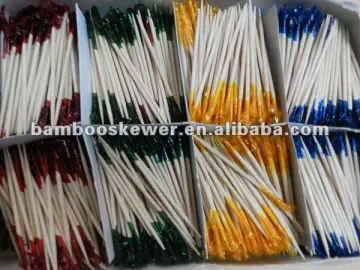 Frilled Bamboo Party Toothpick With 10cm Length, High Quality Frilled ...