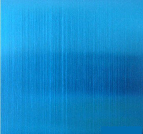 Lic And Pvd Coating Sapphire Blue Hairline Finish Colored Stainless ...