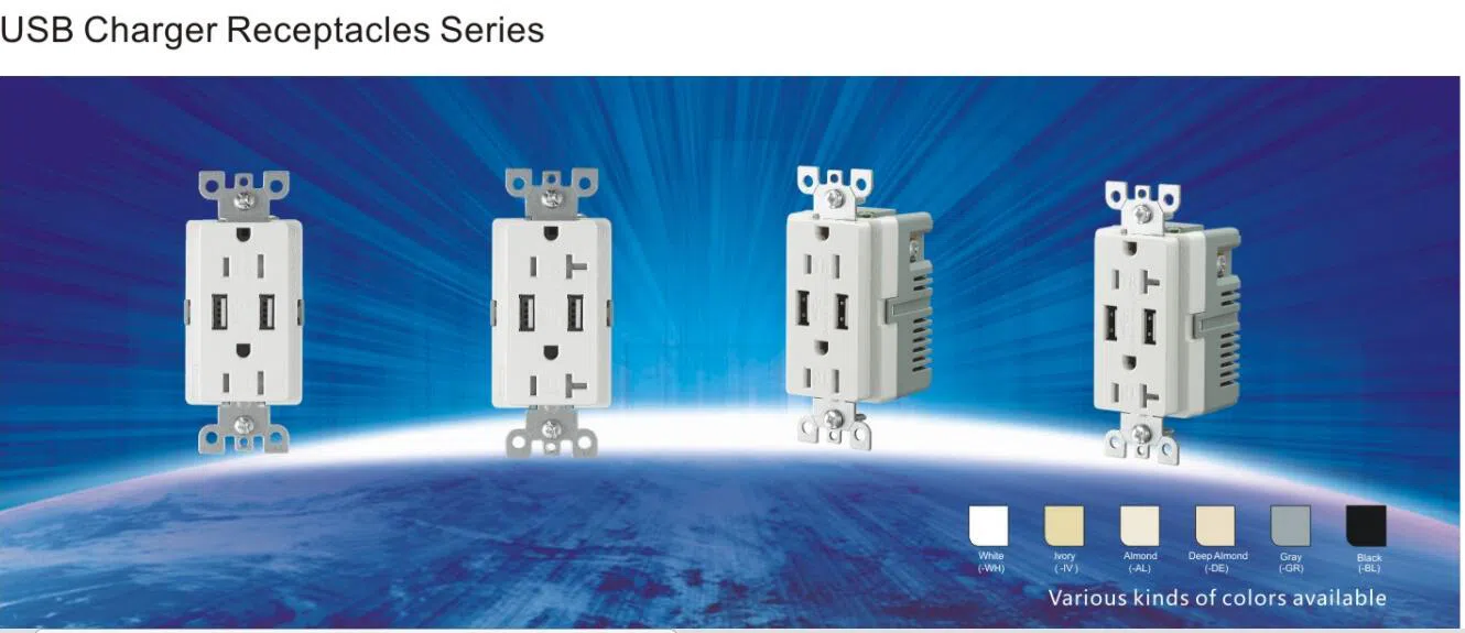 2.1a Us Standard Usb Duplex Receptacle, High Quality 2.1a Us Standard ...