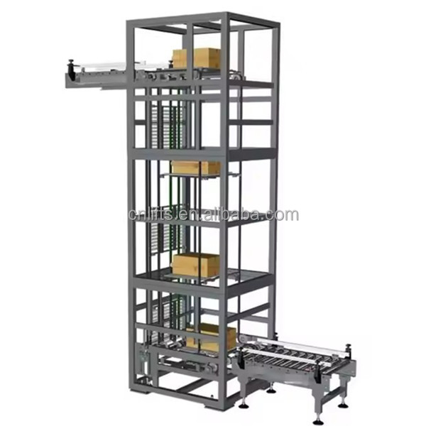Vertical Transfer Lift Elevator System For Trays, Boxes, And Pallets ...