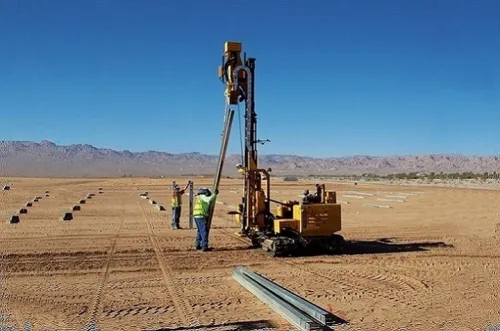Pole Erection Machine Pile Road Drilling Machine, High Quality Pole ...
