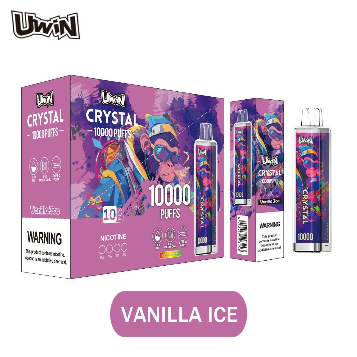 Original Uwin Shisha Crystal 20k Vape Eu Wholesale, High Quality ...
