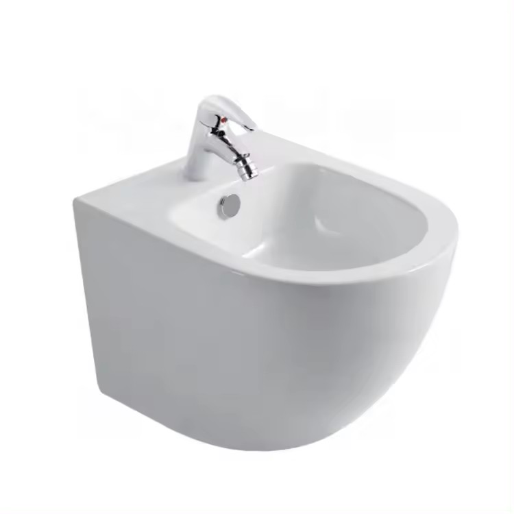 Modern European White Ceramic Wall Hung Bidet For Bathroom, High ...