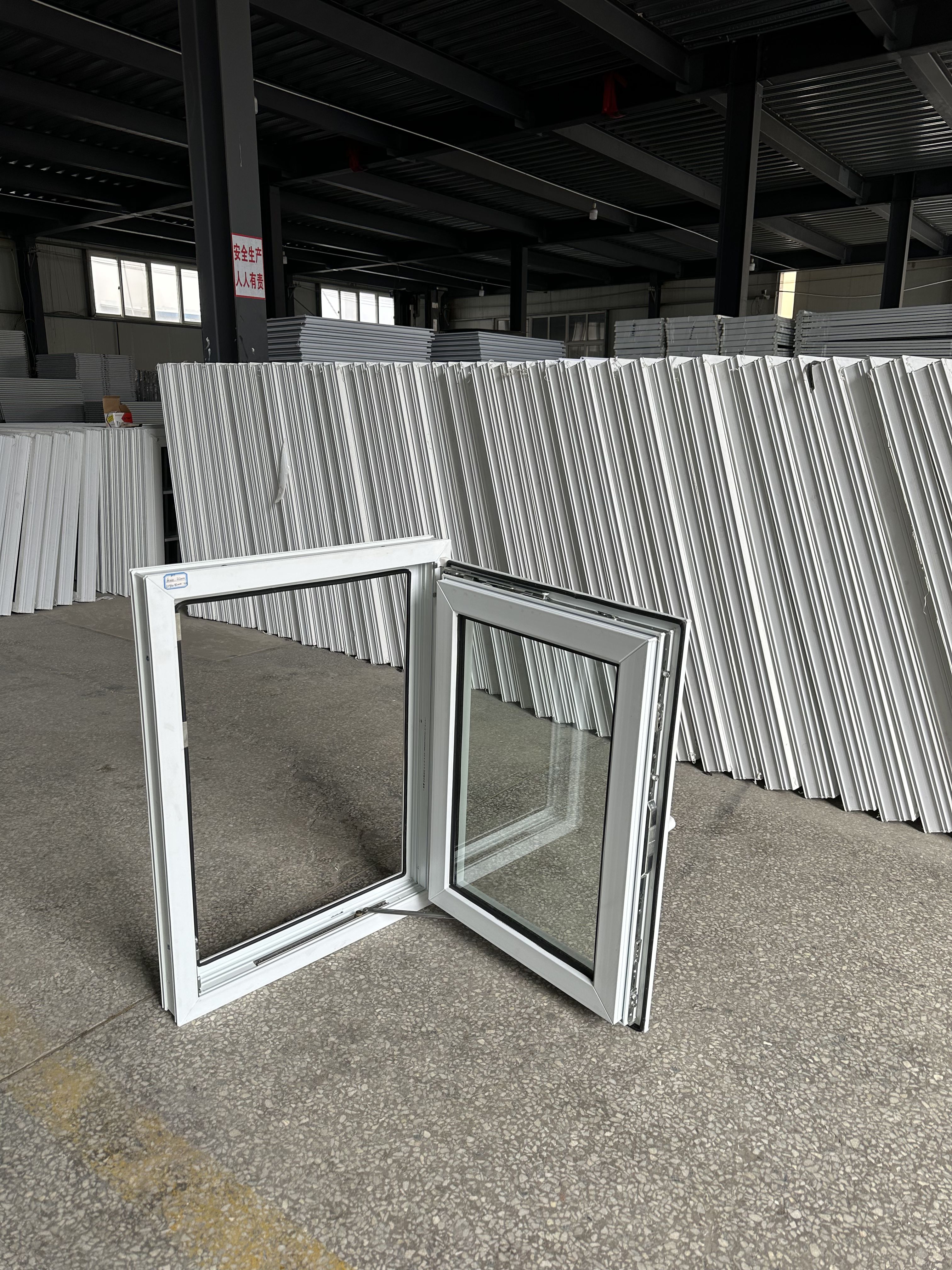 Upvc Casement Windows With Roller Shutter And Security Mesh, High ...