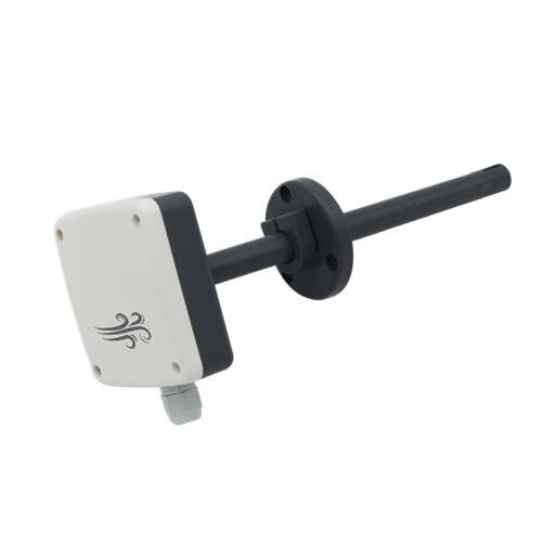 Testing Pipe Wind Speed Duct Air Flow Sensor Wireless Air Velocity ...