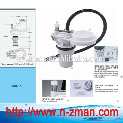Anti-siphon Fill Valve,cistern Fill Valve,mini Pilot Toilet Fill Valve ...