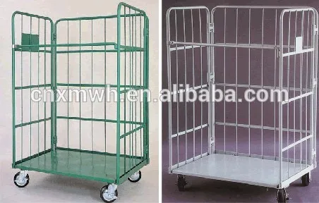 Warehouse Logistics Steel Roll Container, High Quality Warehouse ...