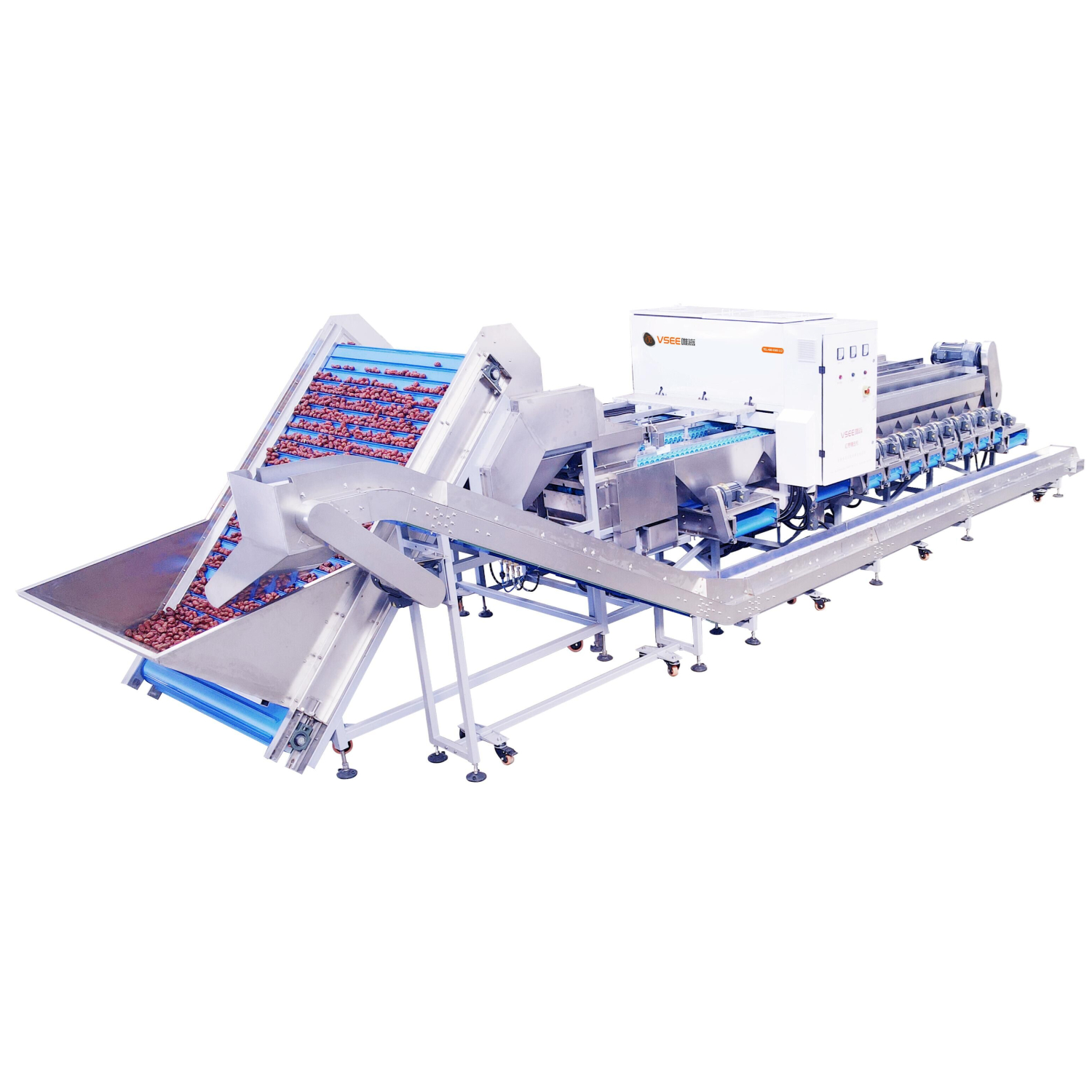 Pistachio And Berry Sorting Machine: Small Fruit Grading Equipment For ...
