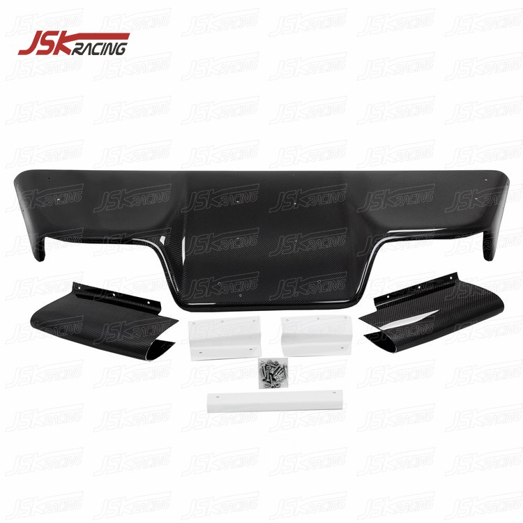 Jdm Style Carbon Fiber Rear Diffuser For 2009-2015 Nissan 370z Z34 ...