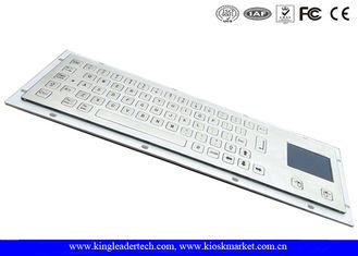 Brushed Ip65 Kiosk Metal Industrial Keyboard With Touchpad, High ...