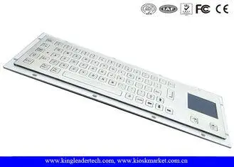 Brushed Ip65 Kiosk Metal Industrial Keyboard With Touchpad, High ...