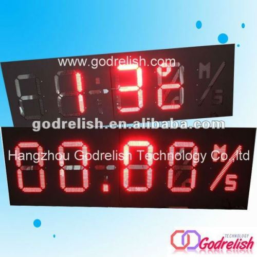 Large Led Temperature And Humidity Display, High Quality Large Led ...