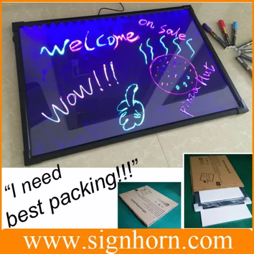 Aluminum Frame Advertising Led Writing Boad For Promotional, High ...