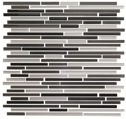 300*300mm Strip Shape Glass Stone Mosaic Tiles, High Quality 300*300mm ...