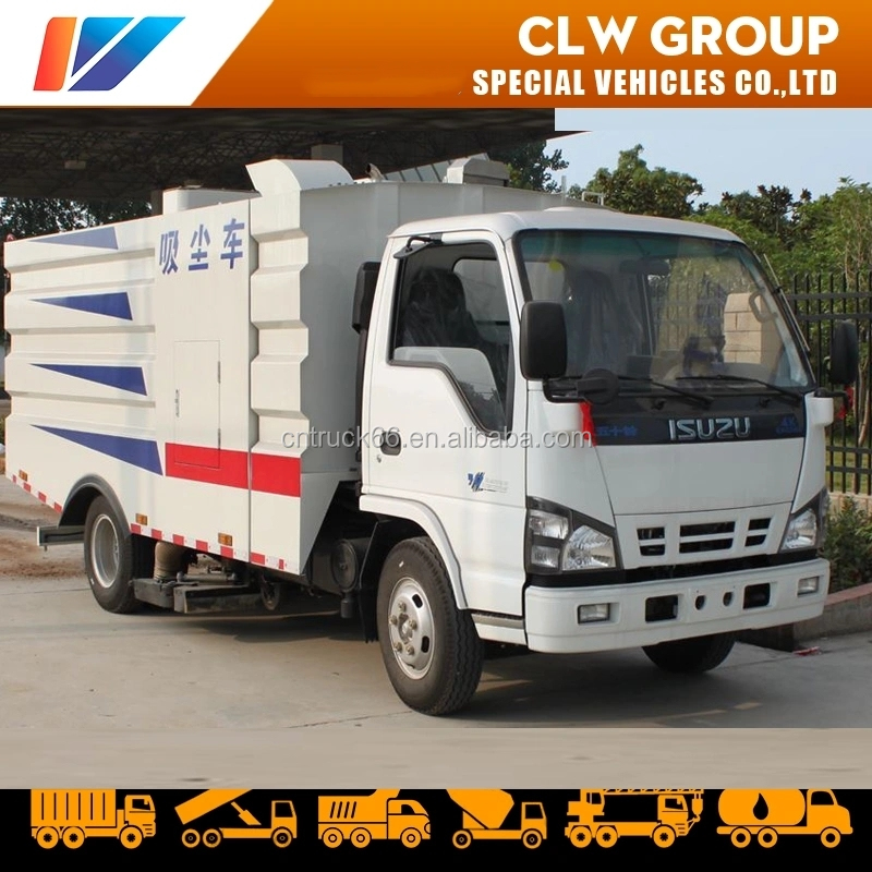 Japan I Suzu 6m3 Road Diesel Sweeper Truck Without Brush For Coalmine ...