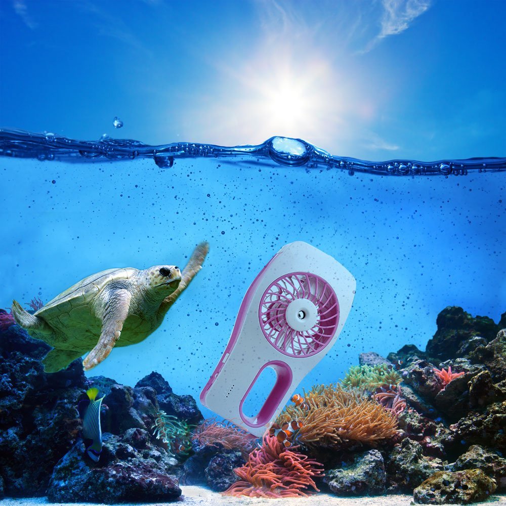 Summer Water Usb Electrical Rechargeable Fan With Mist, High Quality ...