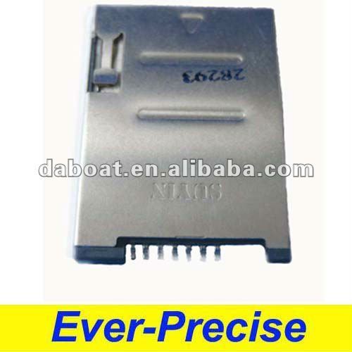 Rohs Sim-7pins Push-push Smart Card Socket/holder, High Quality Rohs ...